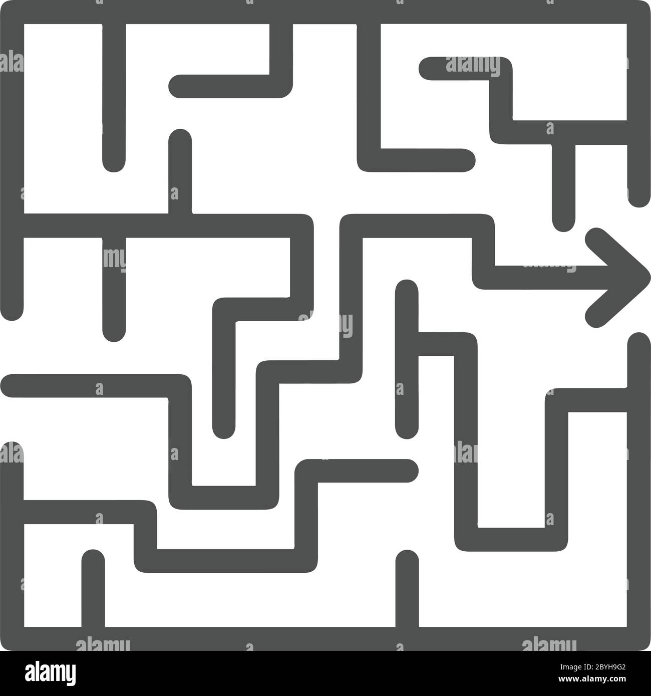 Beautiful design and fully editable Strategy icon, Labyrinth, maze ...