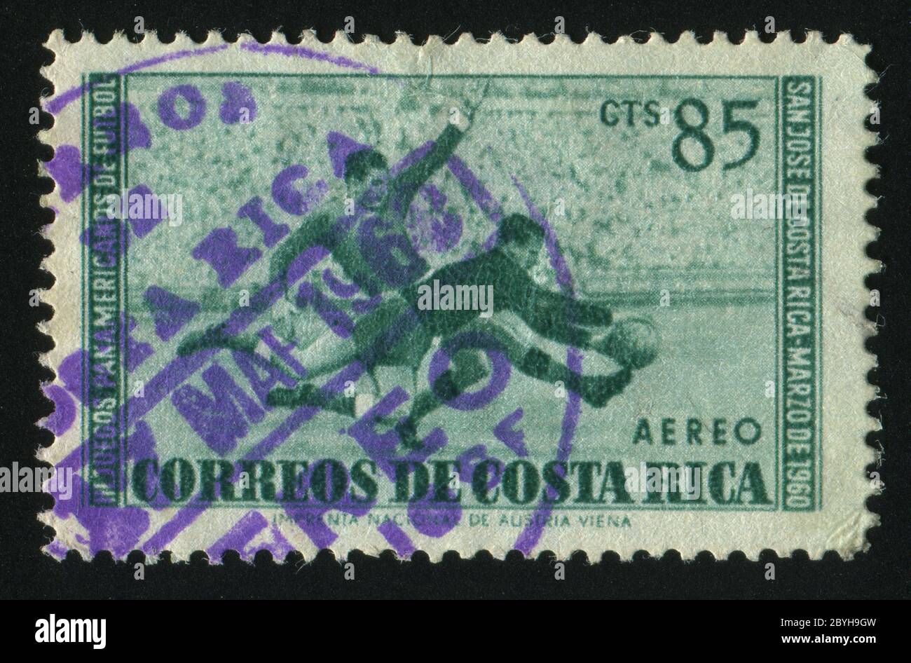 Postage stamp costa rica hi-res stock photography and images - Alamy