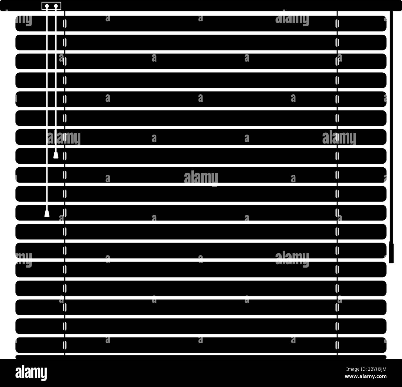 Window Sun Blind Vector Illustration Stock Vector Image & Art - Alamy