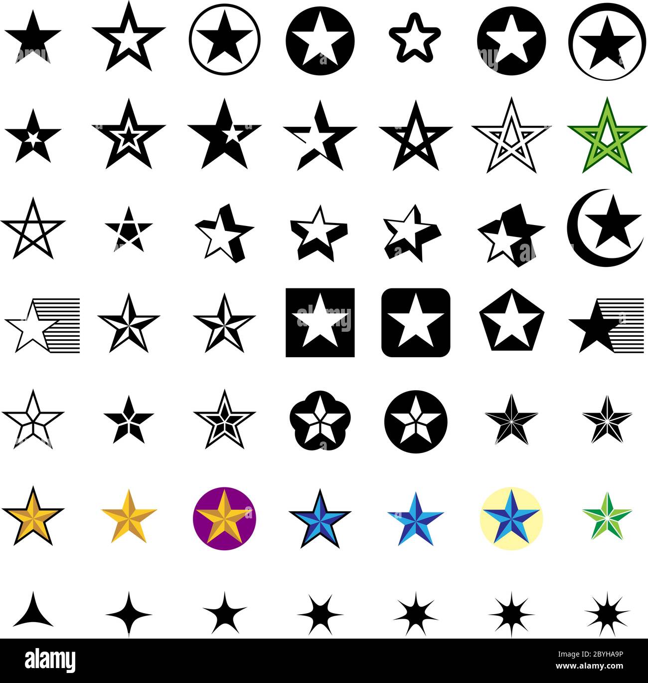 Stars collection hi-res stock photography and images - Alamy