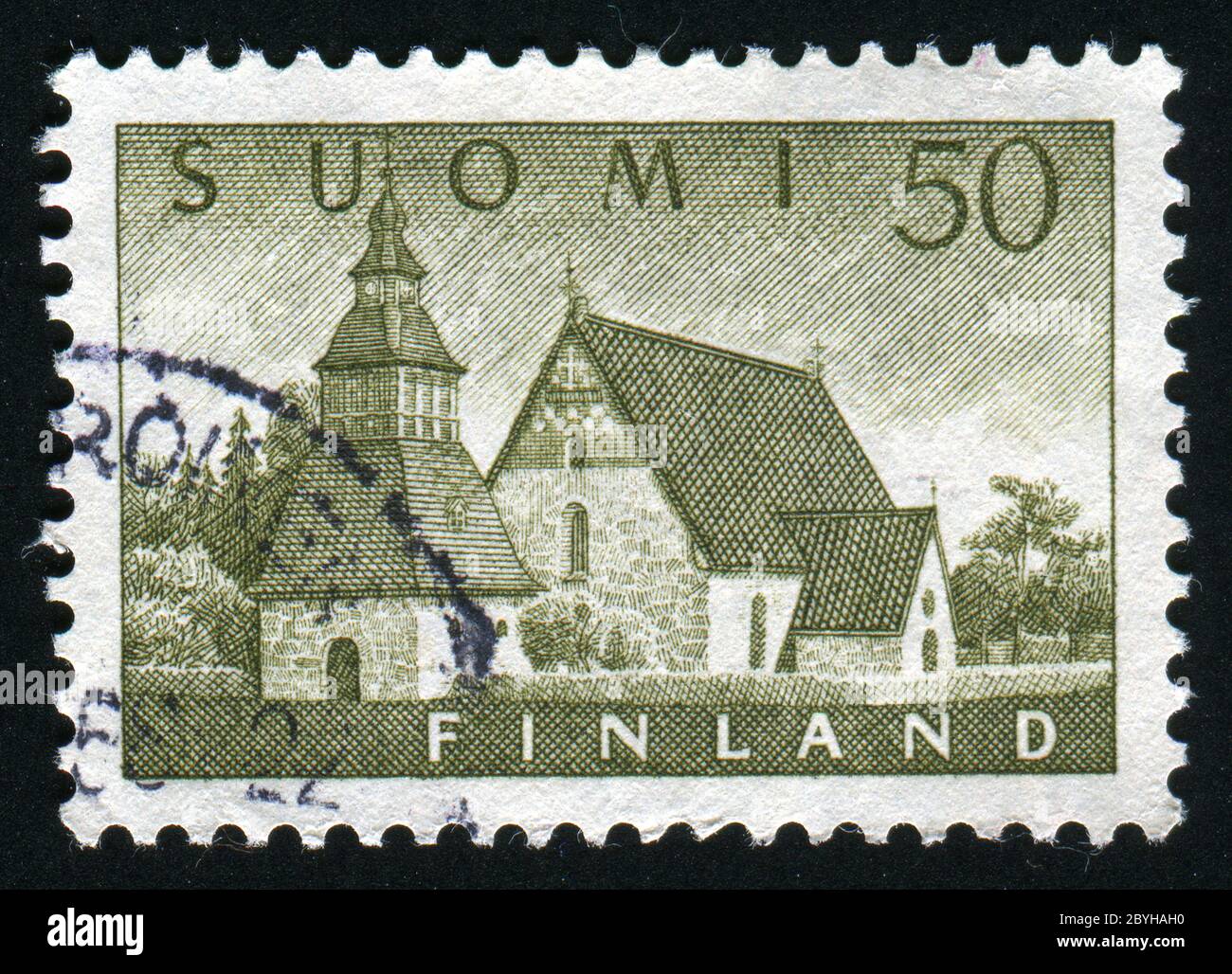 FINLAND - CIRCA 1956: Lighthouse, Porkkala Peninsula, circa 1956 Stock ...
