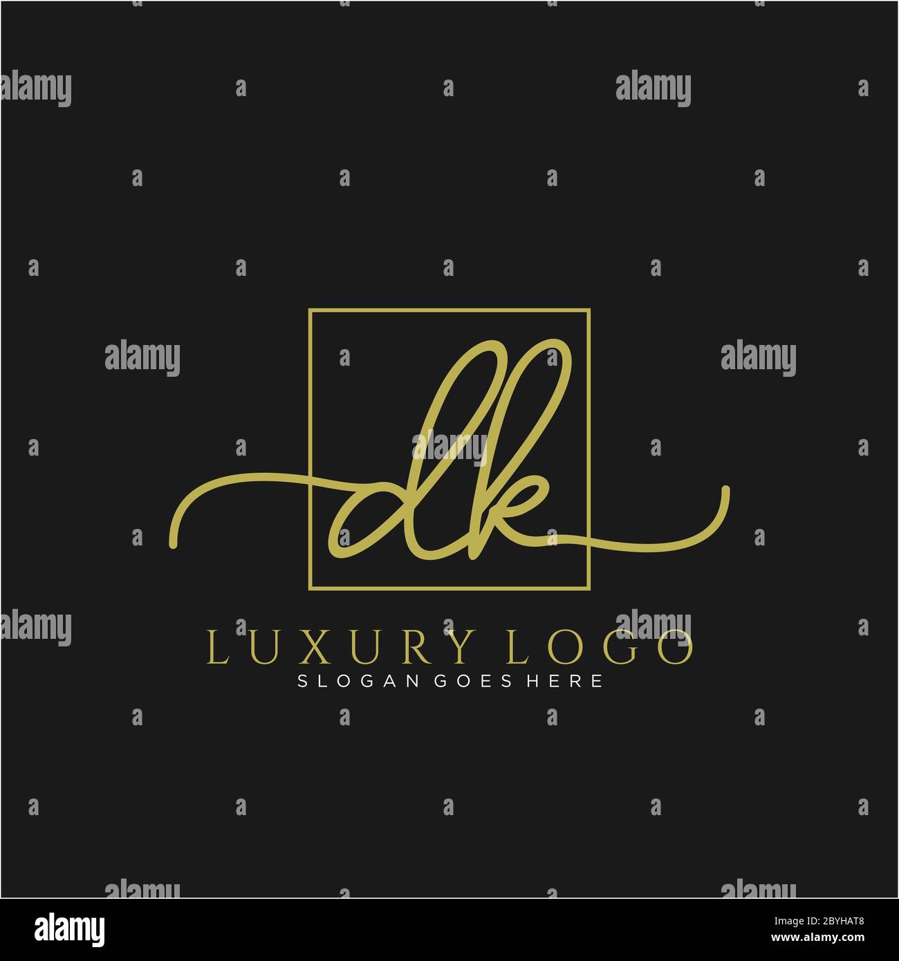 Dk letter Stock Vector Images - Alamy