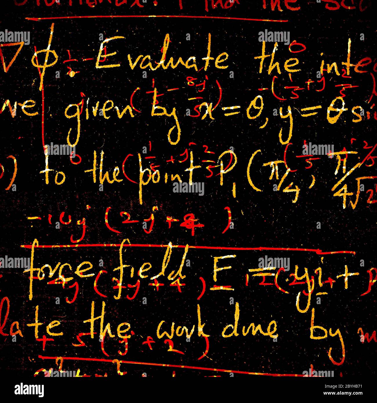 Mathematical Engineering Background Stock Photo - Alamy