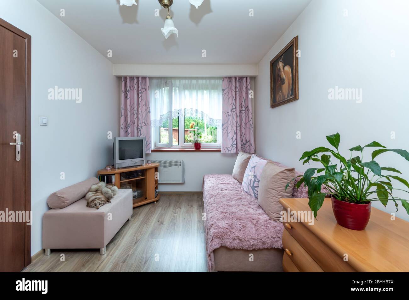 Interior photography on the example of a small room Stock Photo - Alamy