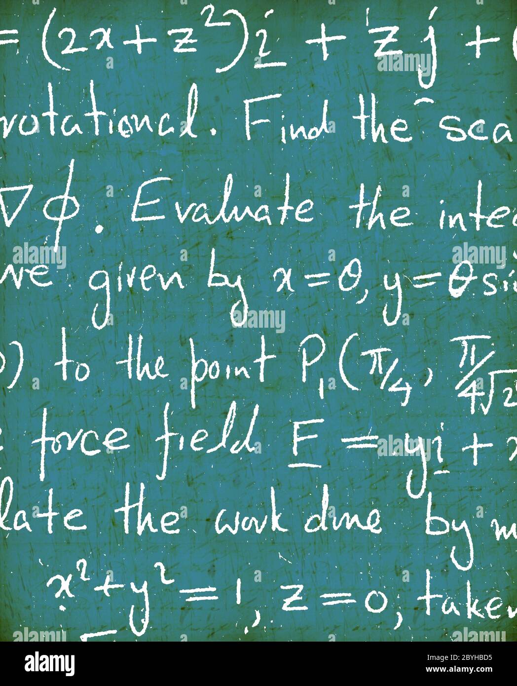 Mathematical Engineering Background Stock Photo - Alamy