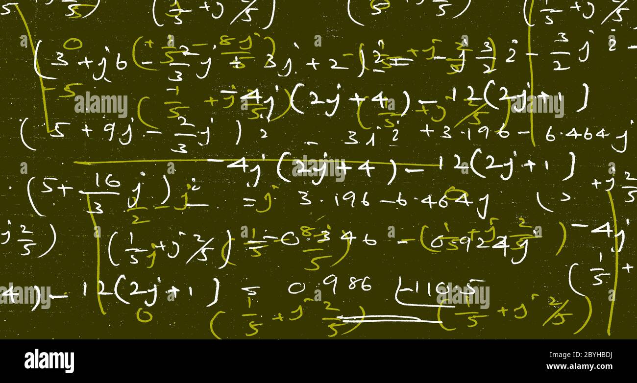 Mathematical Engineering Background Stock Photo - Alamy