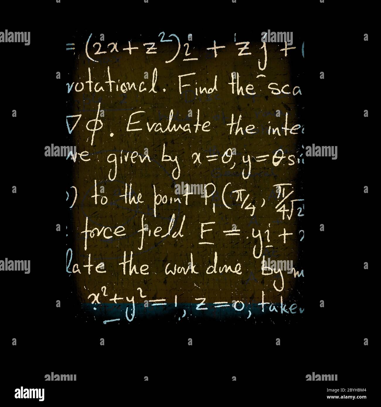 Mathematical Engineering Background Stock Photo - Alamy