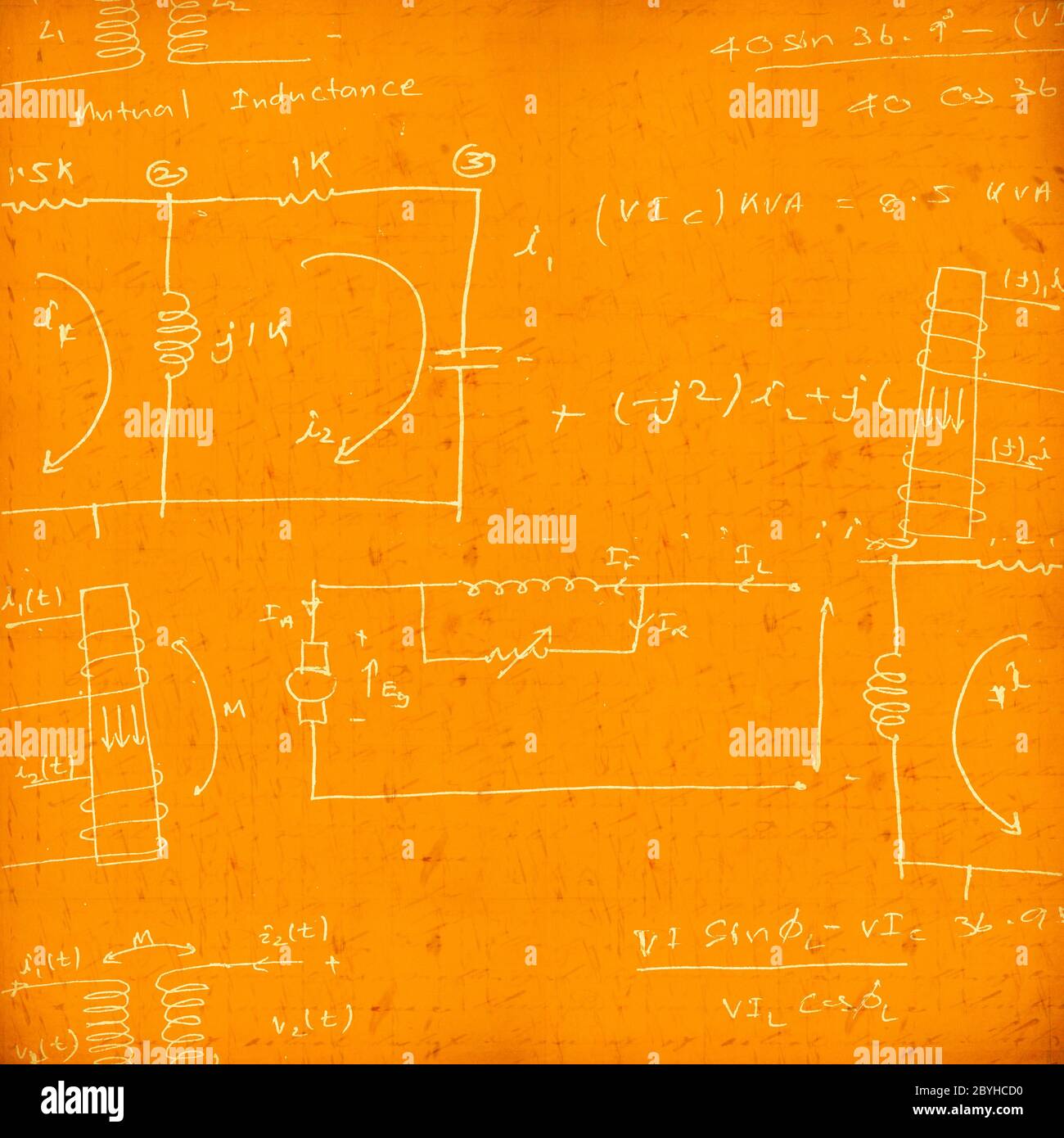 Mathematical Engineering Background Stock Photo - Alamy