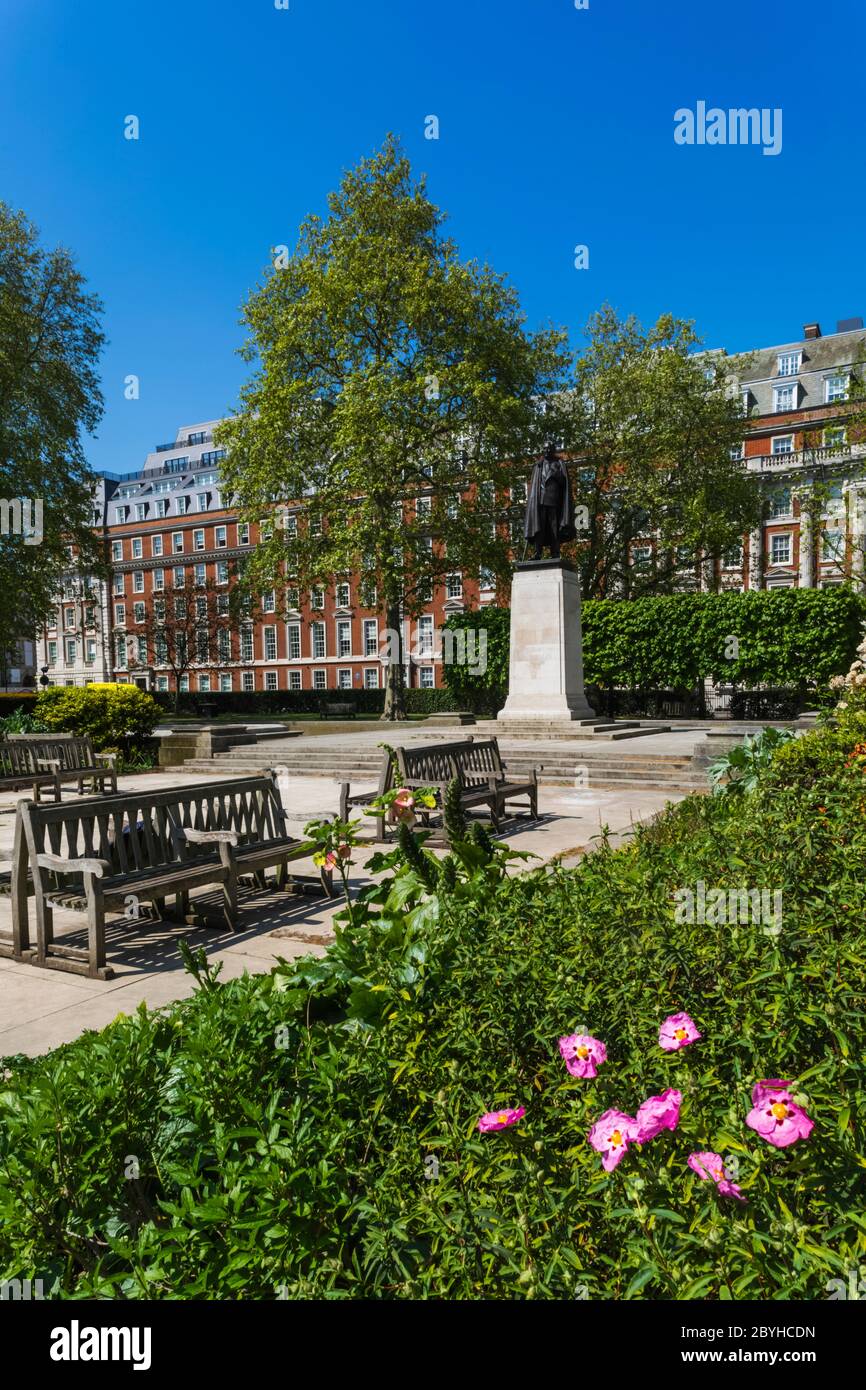 England, London, Westminster, Mayfair, Grosvenor Square, Roosevelt ...