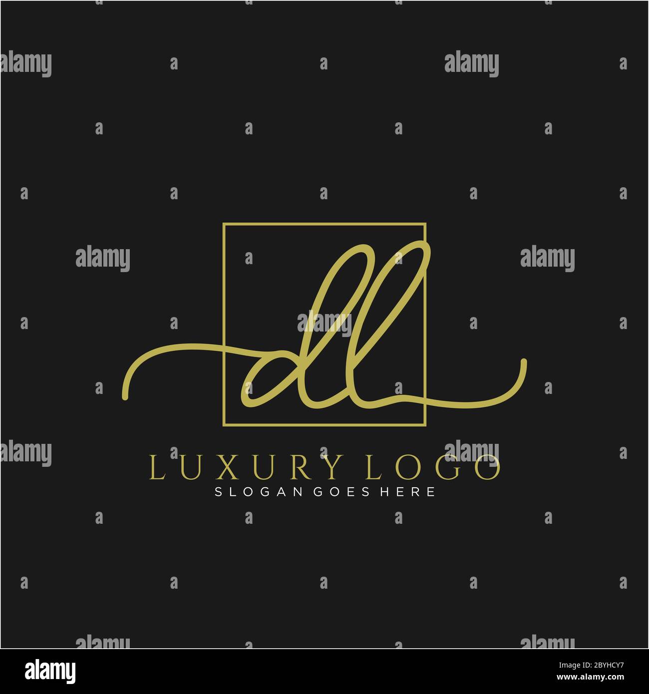 Dl letter logo Stock Vector Images - Alamy