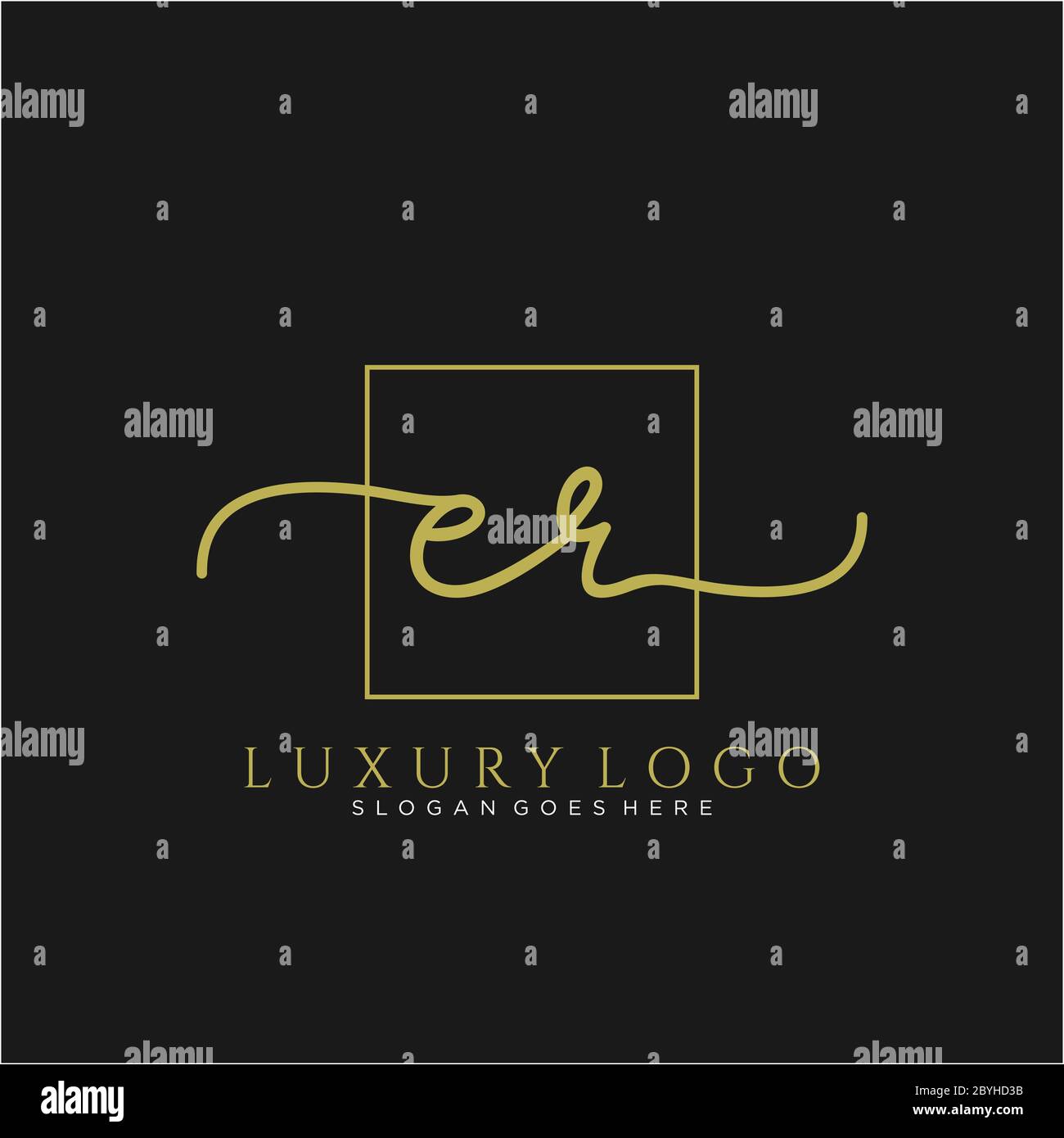 Letter er vector vectors hi-res stock photography and images - Alamy