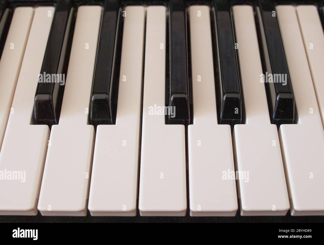 Music keyboard keys Stock Photo - Alamy