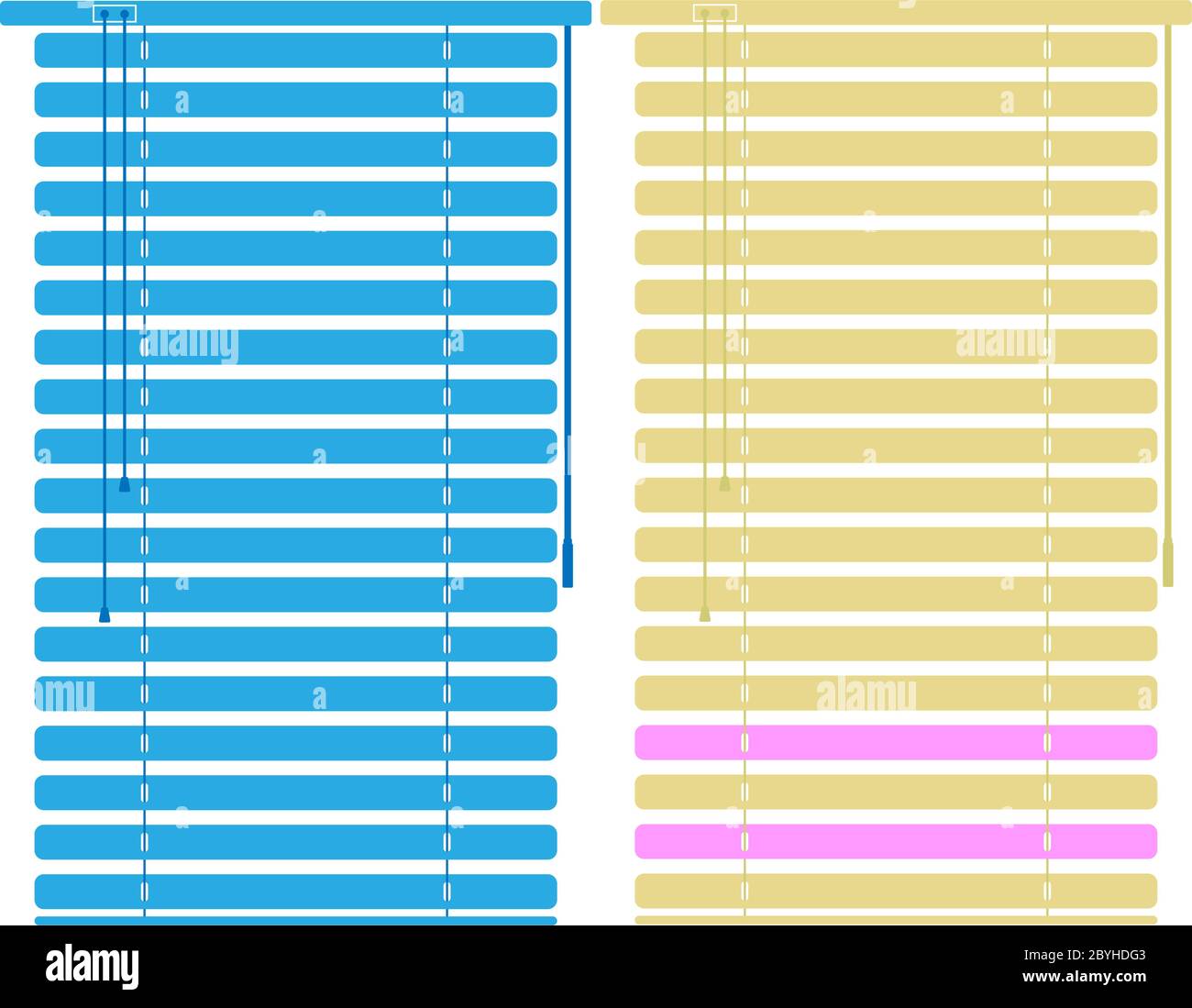 Window Sun Blind Vector Illustration Stock Vector Image & Art - Alamy