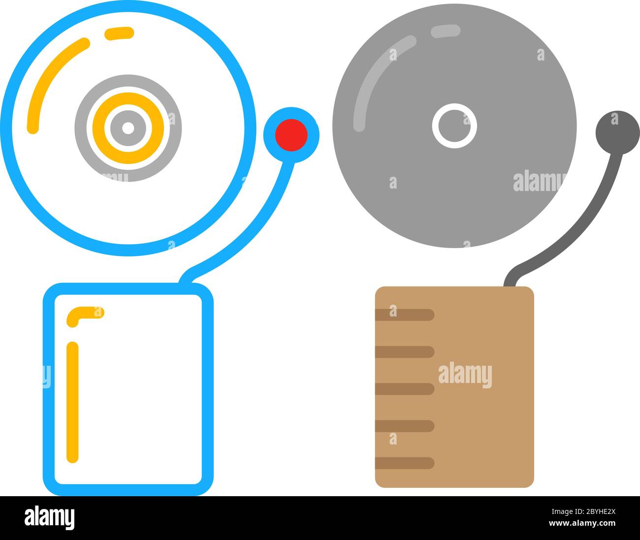 Electric Door Bell Vector Illustration Stock Vector Image & Art - Alamy