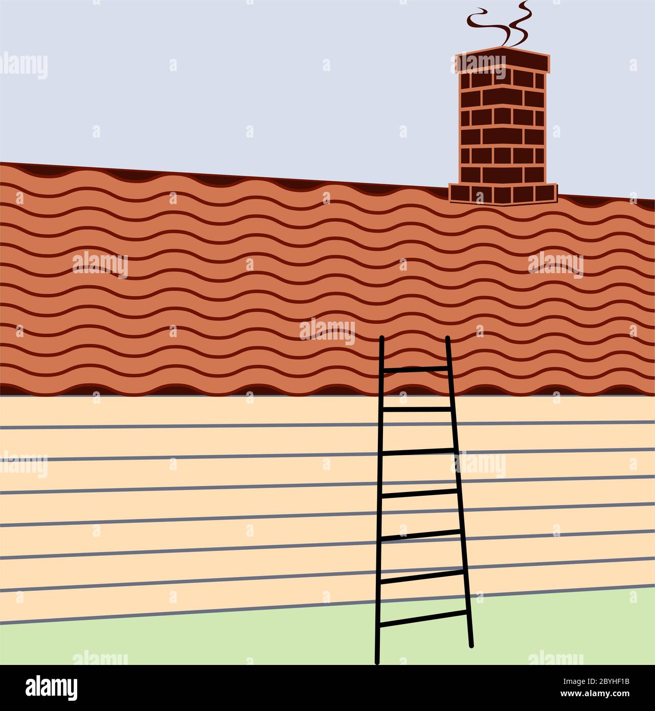 Roof slanted Stock Vector Images - Alamy