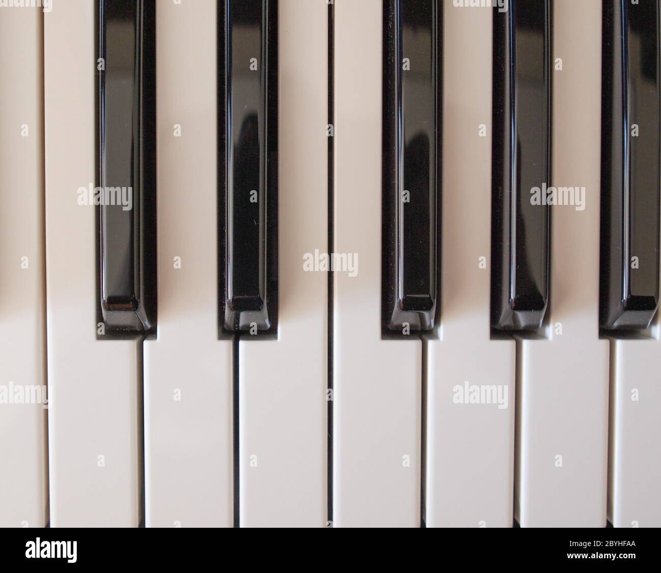 Music keyboard keys Stock Photo - Alamy