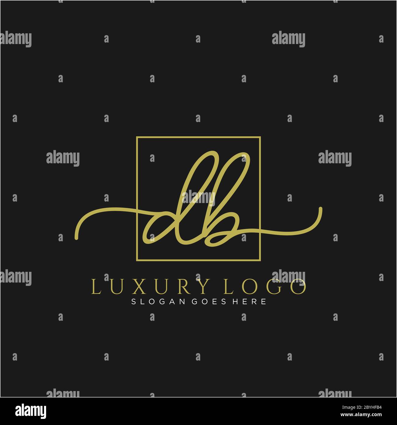 Db initials logo Stock Vector Images - Alamy