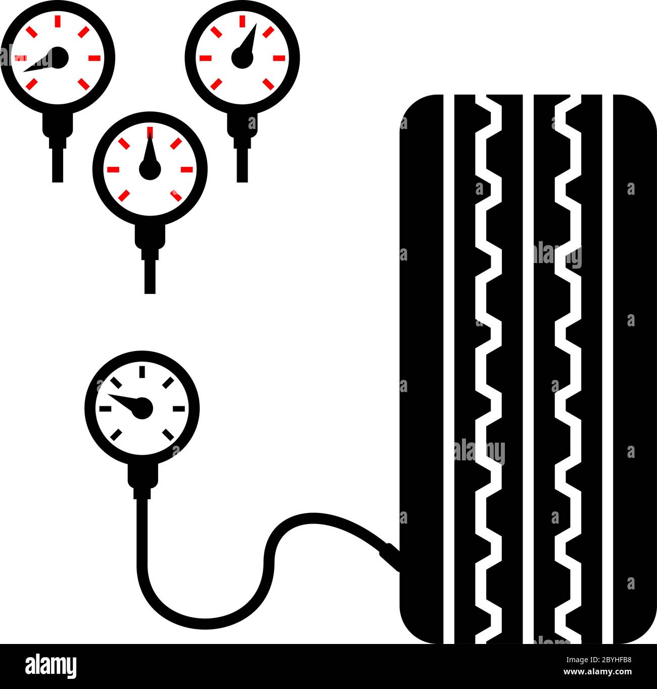 Tire vector vectors Stock Vector Images - Alamy