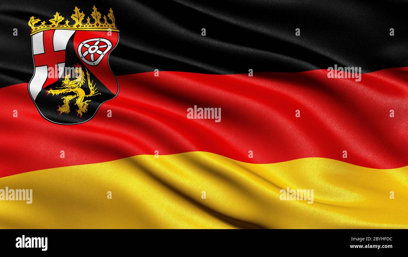 Rhineland Palatinate Flag High Resolution Stock Photography and Images ...
