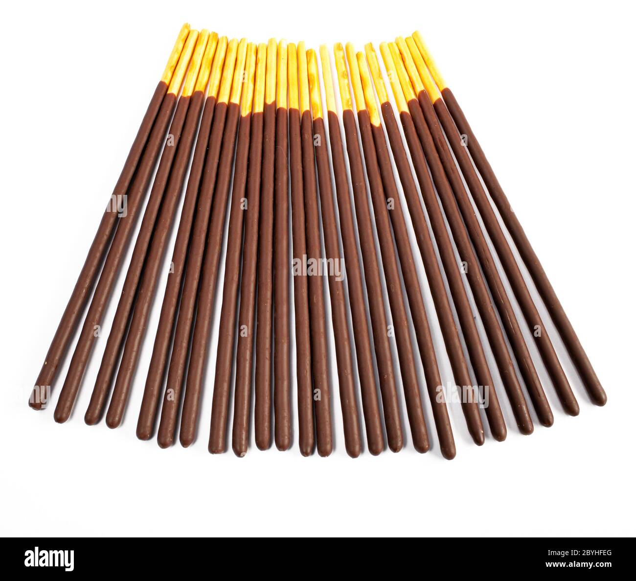 Chocolate sticks on a saucer- Japanese sweet Stock Photo - Alamy