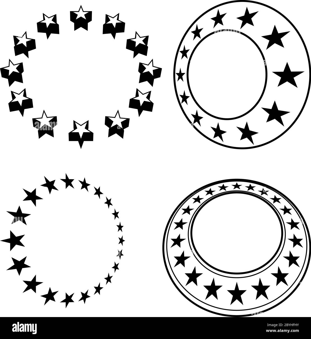 Stars in circle hi-res stock photography and images - Alamy