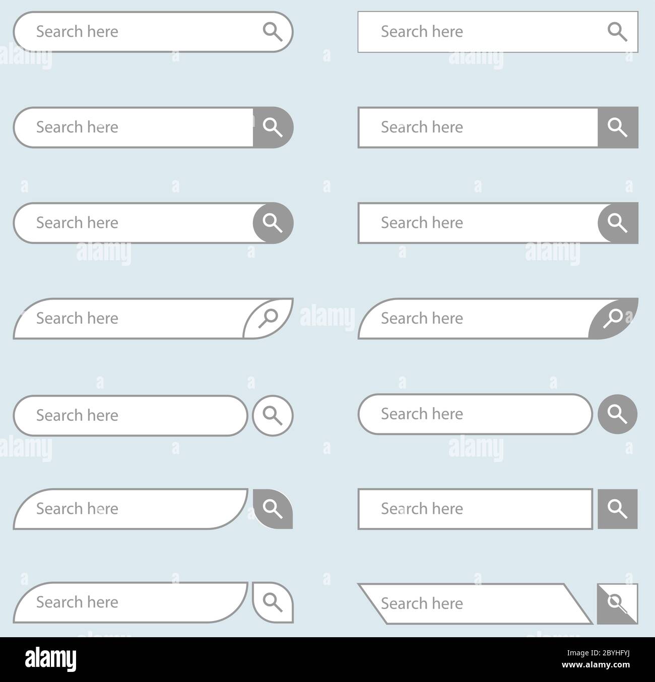 Search Bar Vector Illustration Stock Vector Image & Art - Alamy