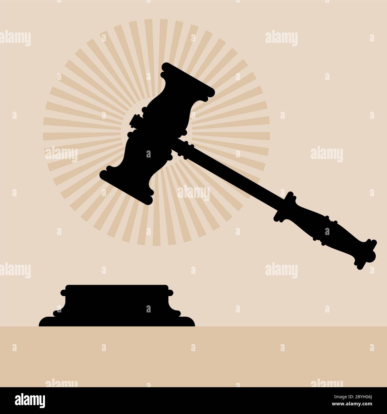 Gavel vector vectors hi-res stock photography and images - Alamy