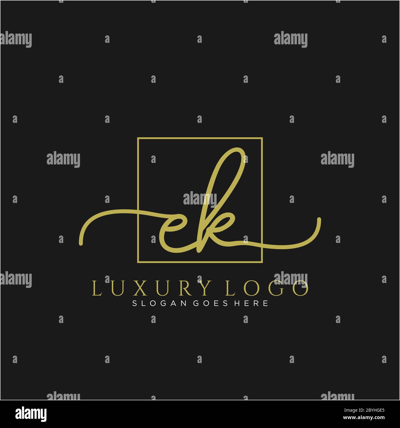 Ek Letter Stock Vector Images - Alamy