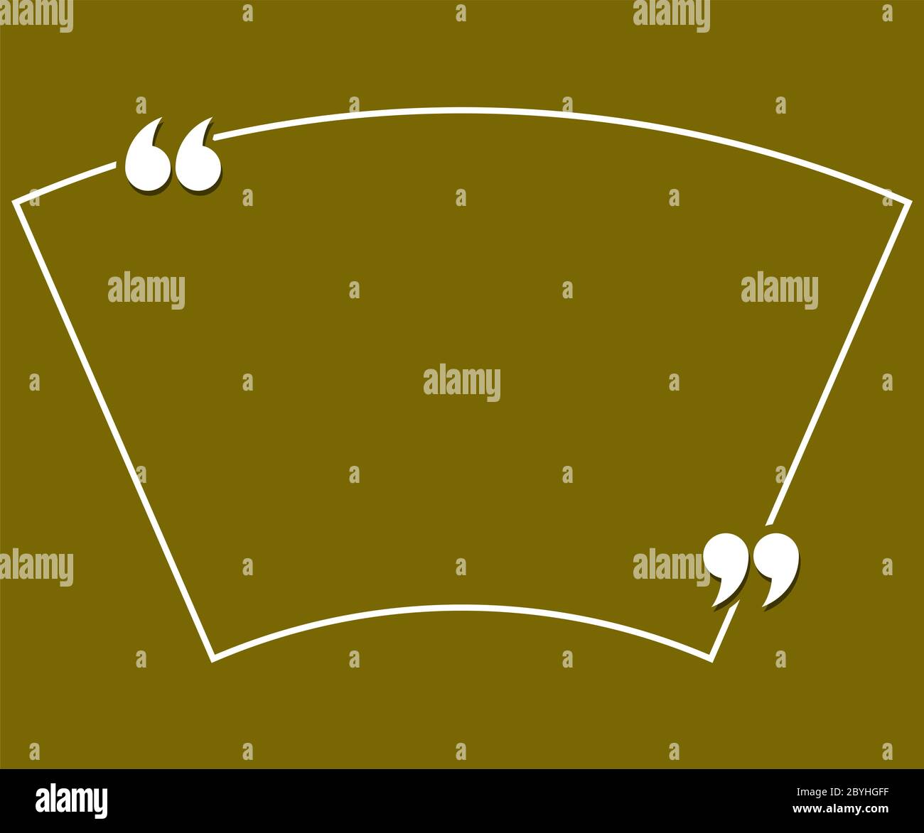 Quotation Mark Speech Bubble Vector Illustration Stock Vector Image & Art - Alamy