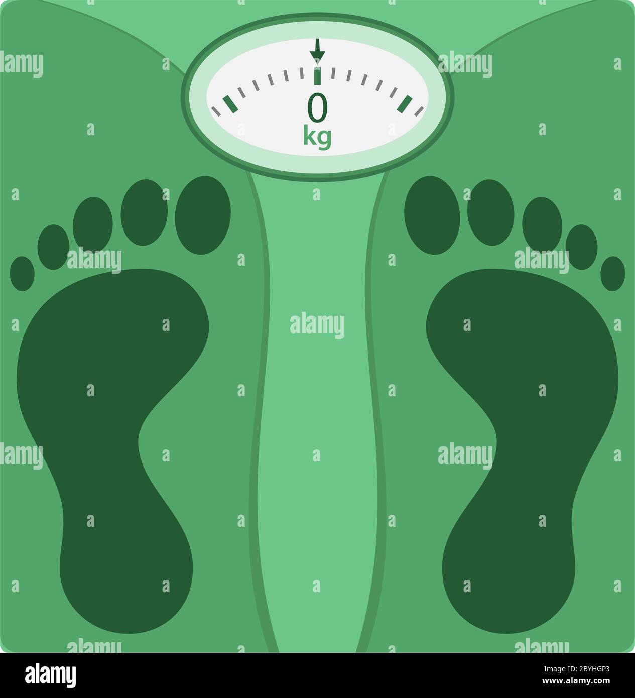 Bathroom Scale Vector Illustration Stock Vector Image & Art - Alamy
