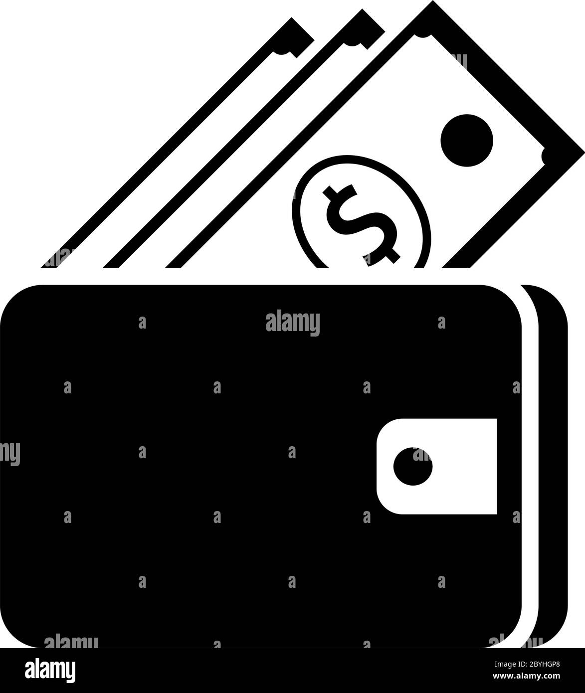 Wallet Icon Vector Illustration Stock Vector Image & Art - Alamy