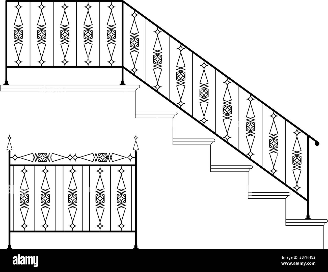Railing design hi-res stock photography and images - Alamy