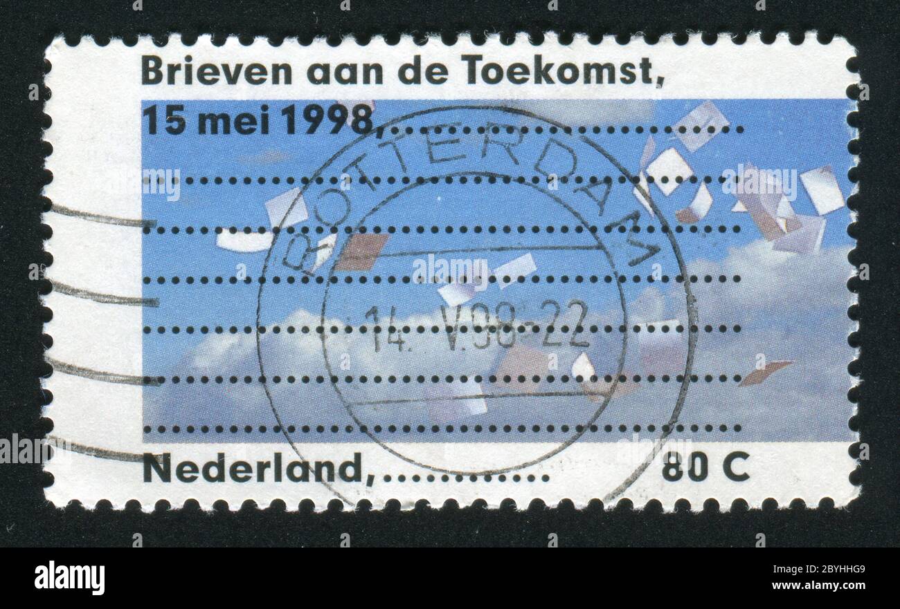 NETHERLANDS - CIRCA 1998: Letter Writing Day, circa 1998 Stock Photo ...
