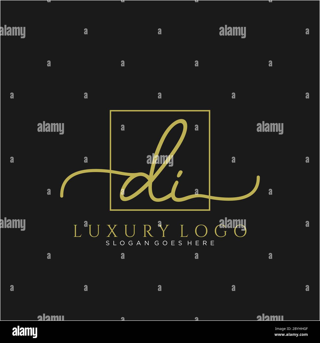 Di letter logo Stock Vector Images - Alamy