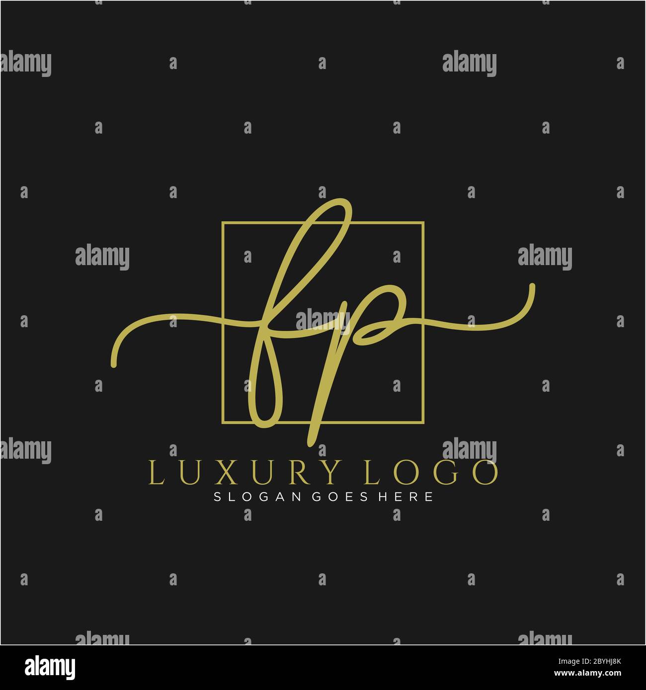 Fp initials logo hi-res stock photography and images - Alamy