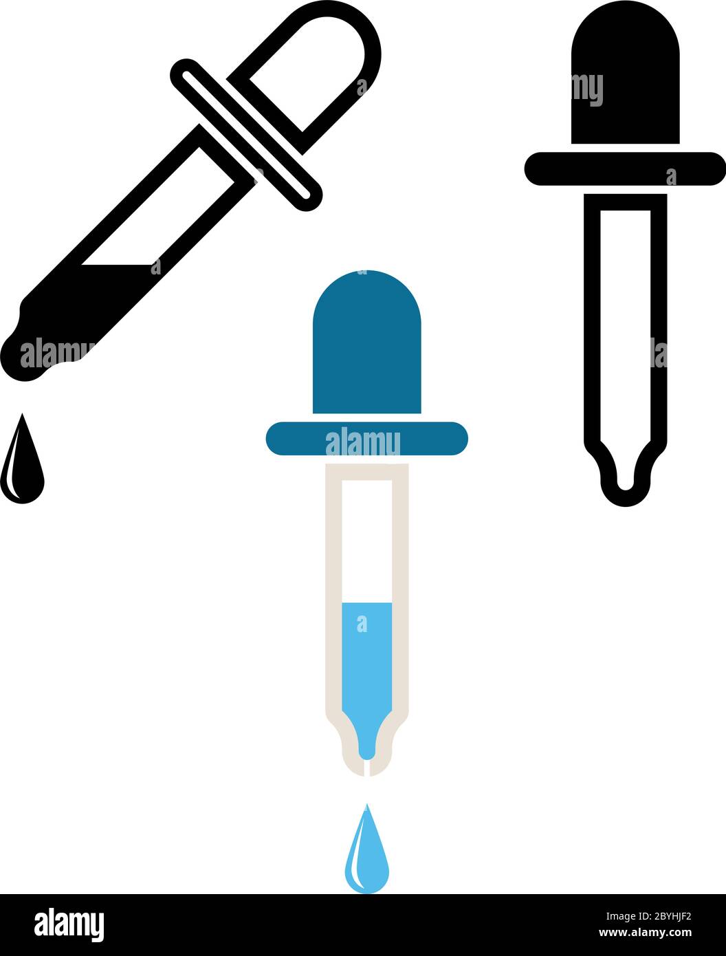 Eye Dropper Icon Vector Illustration Stock Vector Image & Art - Alamy