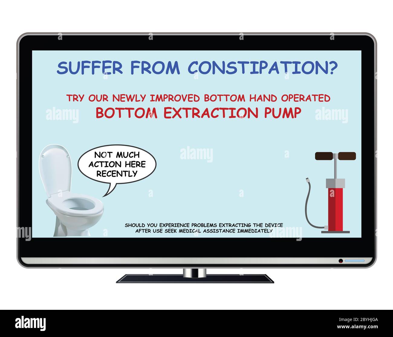Comical newly improved constipation hand operated extraction pump ...