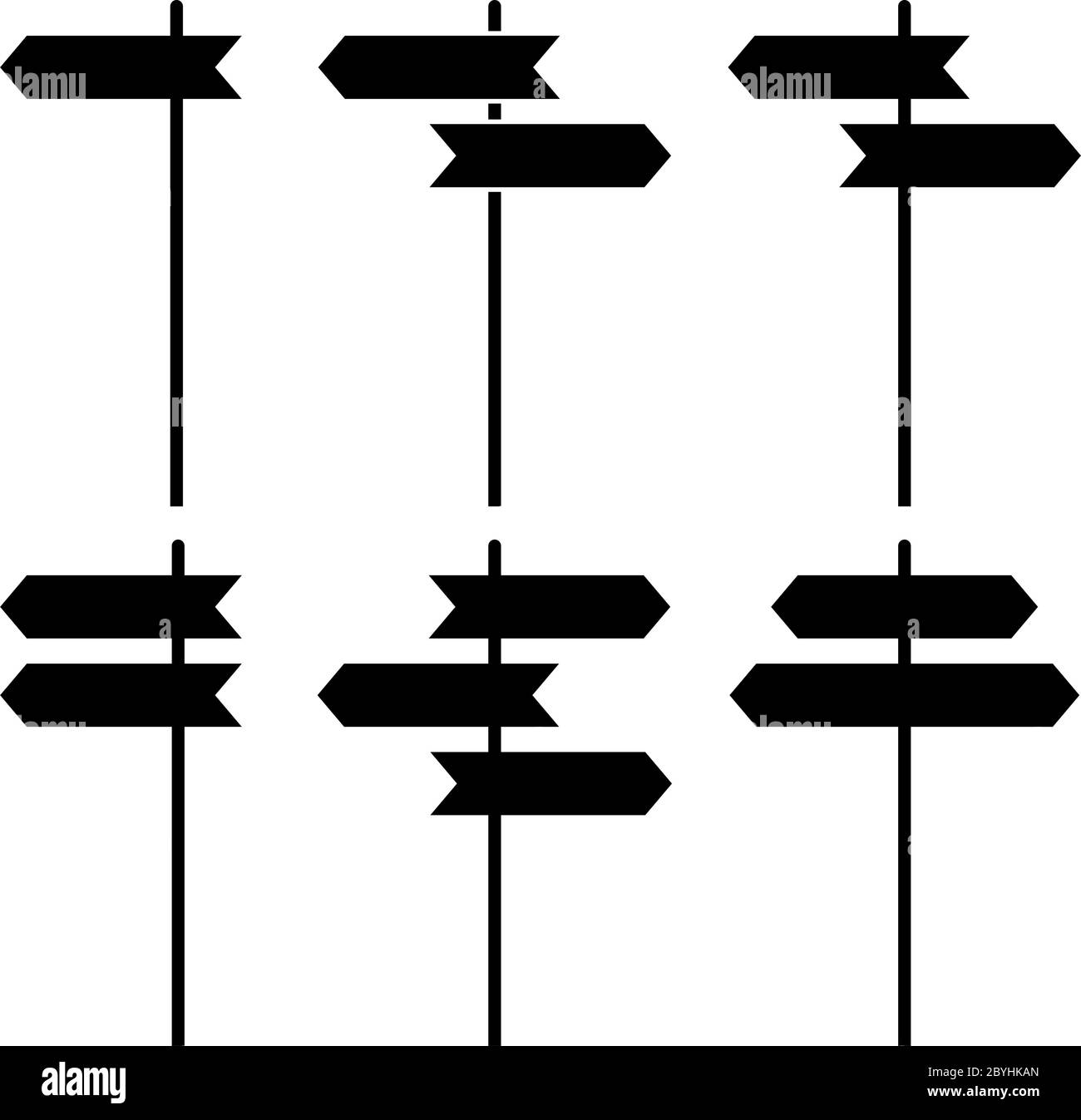 Road Sign Vector Illustration Stock Vector Image And Art Alamy