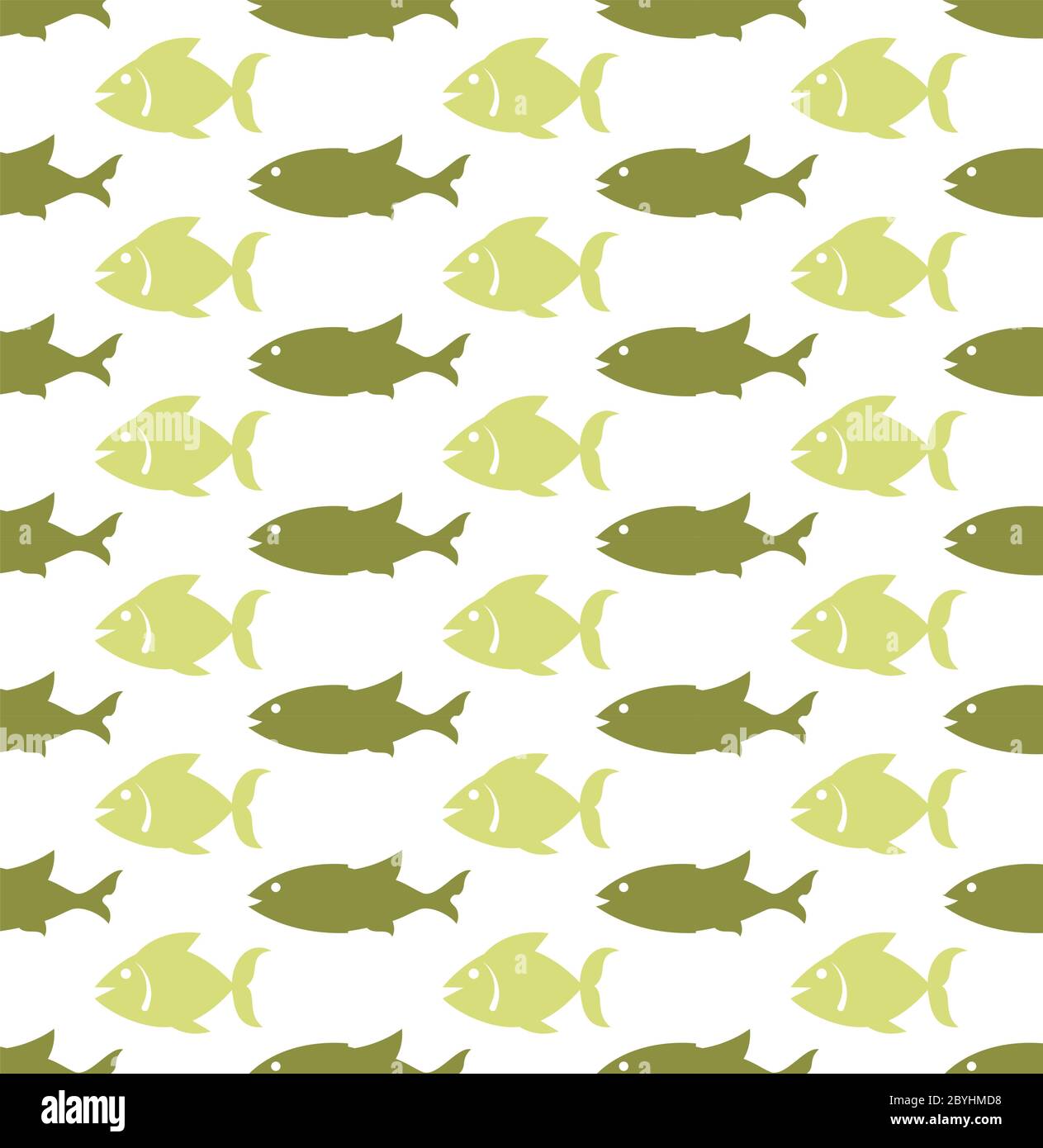 Fish Seamless Pattern Vector Illustration Stock Vector Image & Art - Alamy