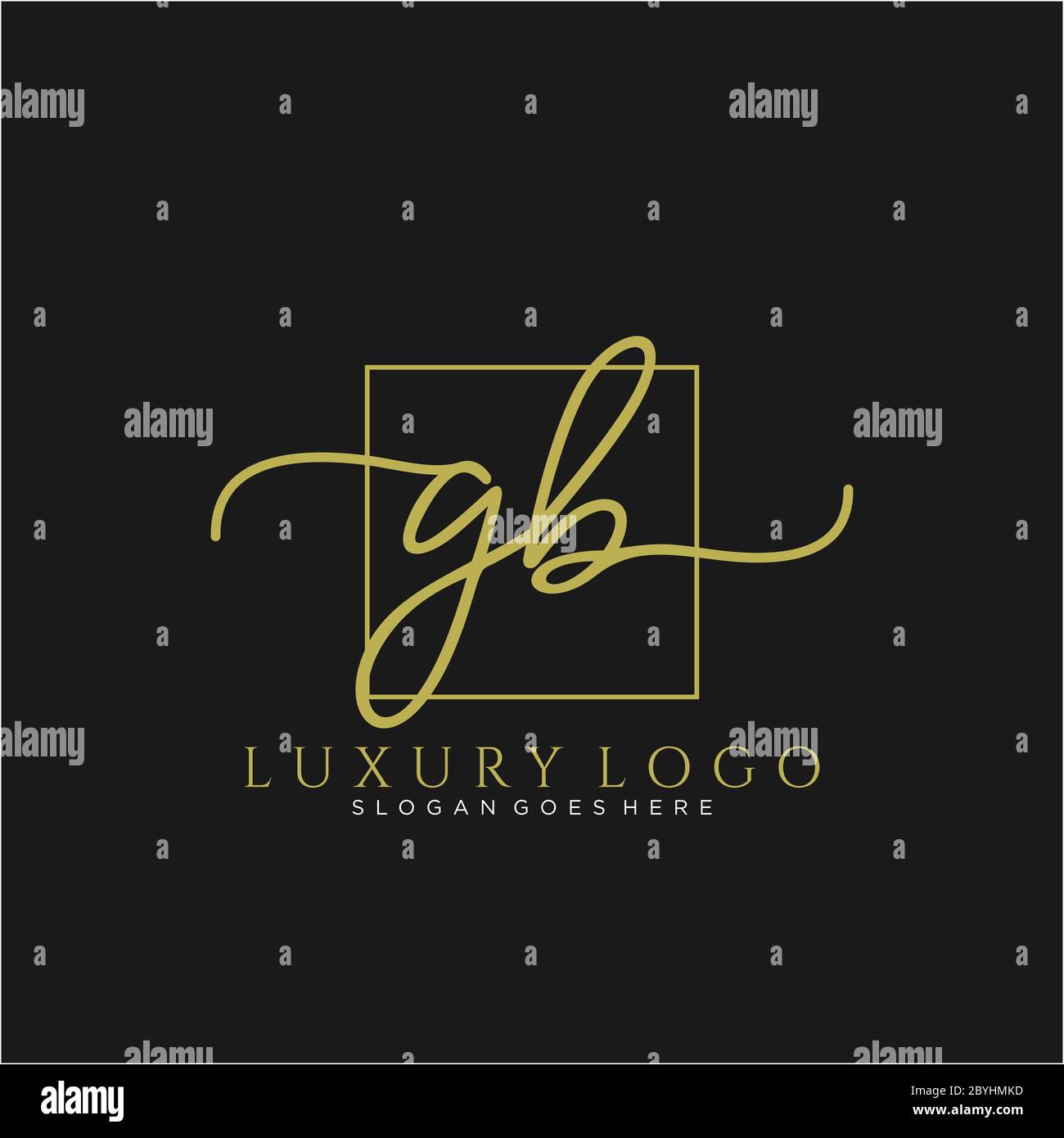 Gb initials logo Stock Vector Images - Alamy