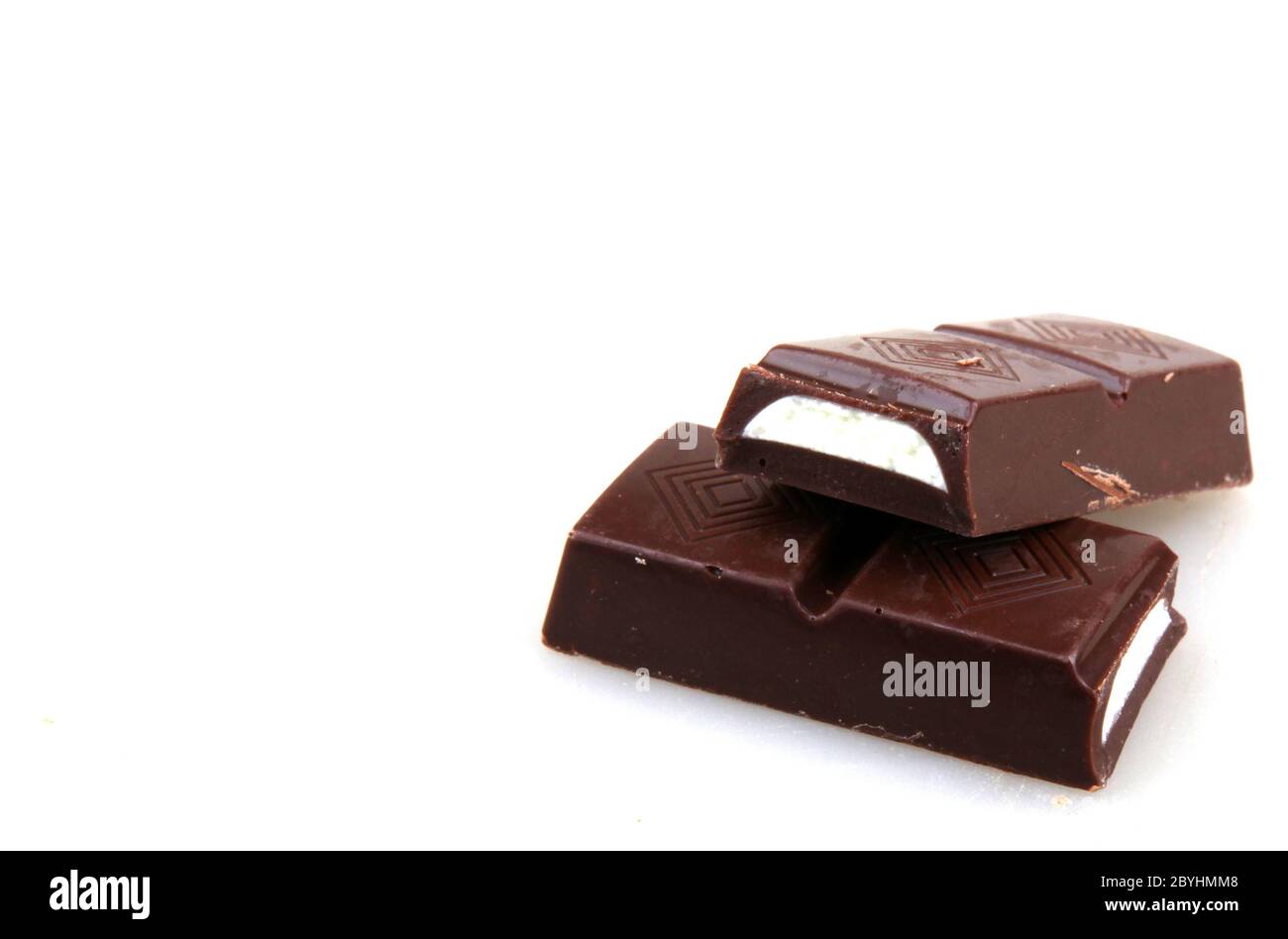 Chocolate Bars Stack Stock Photo - Alamy