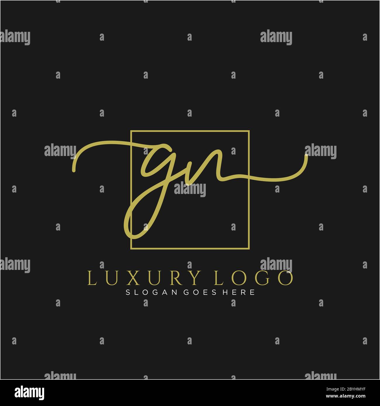 Gn logo vector vectors hi-res stock photography and images - Alamy