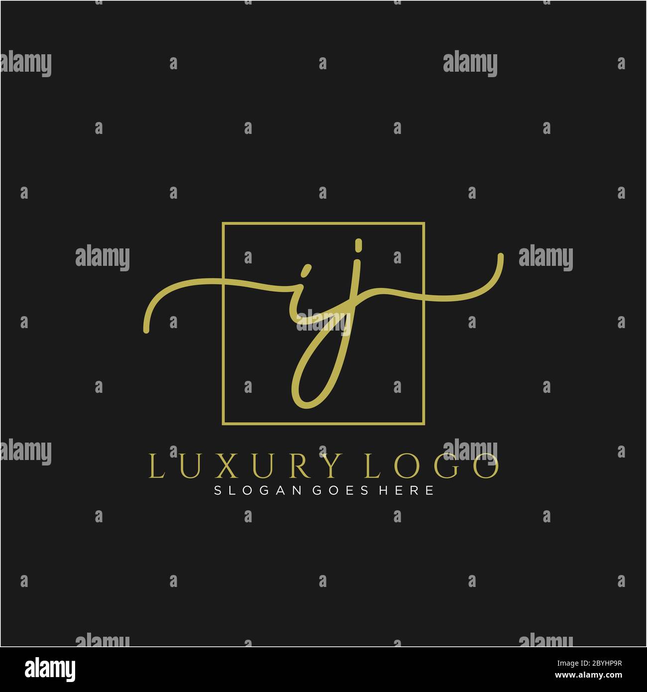 Ij letter Stock Vector Images - Alamy