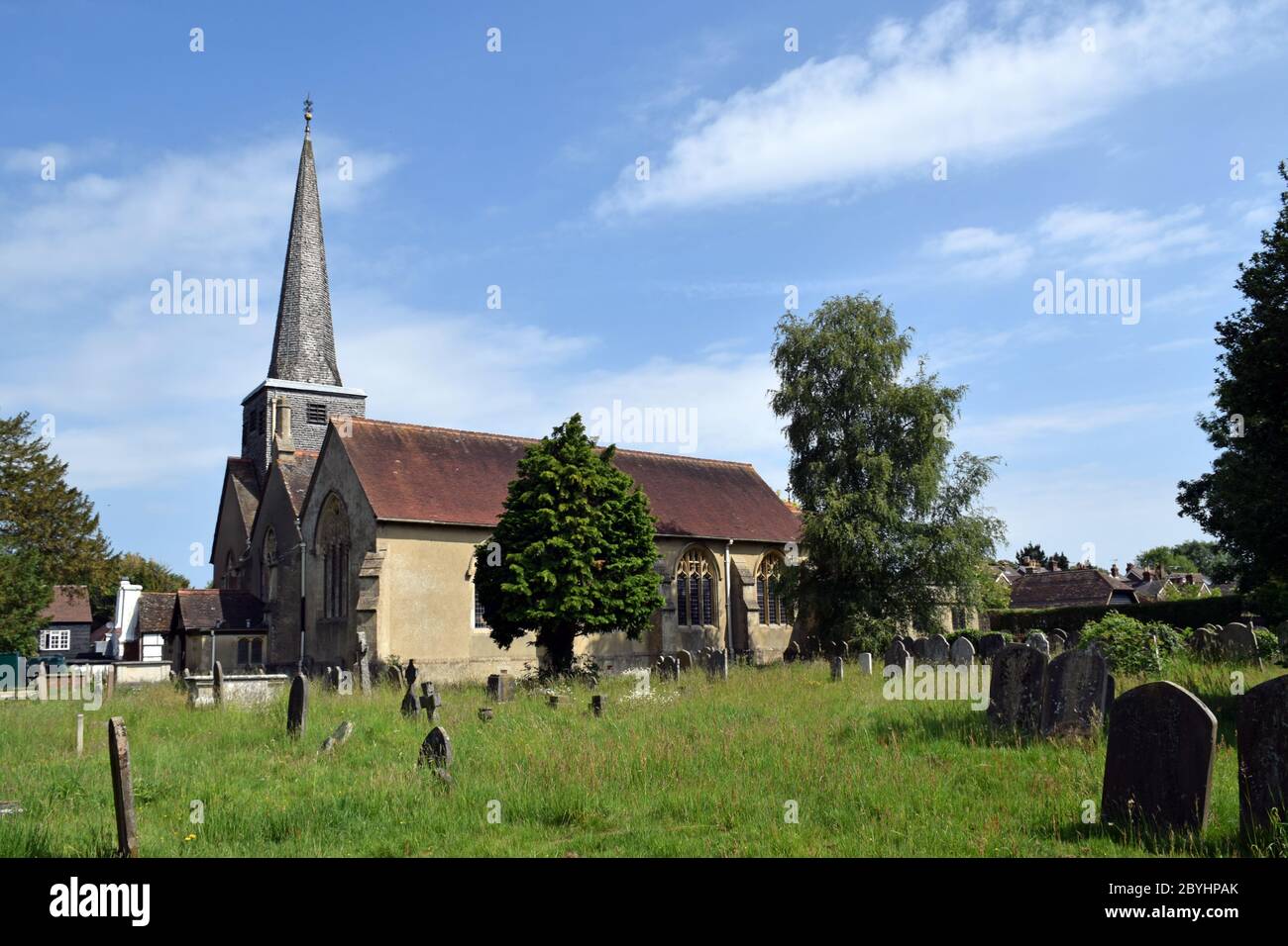Horley Surrey St Bartholomew Church 2 Stock Photo - Alamy