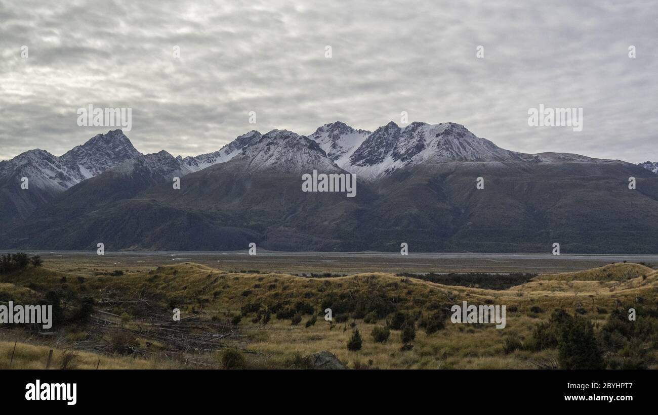 beauty of Cook Mount New Zealand Stock Photo - Alamy