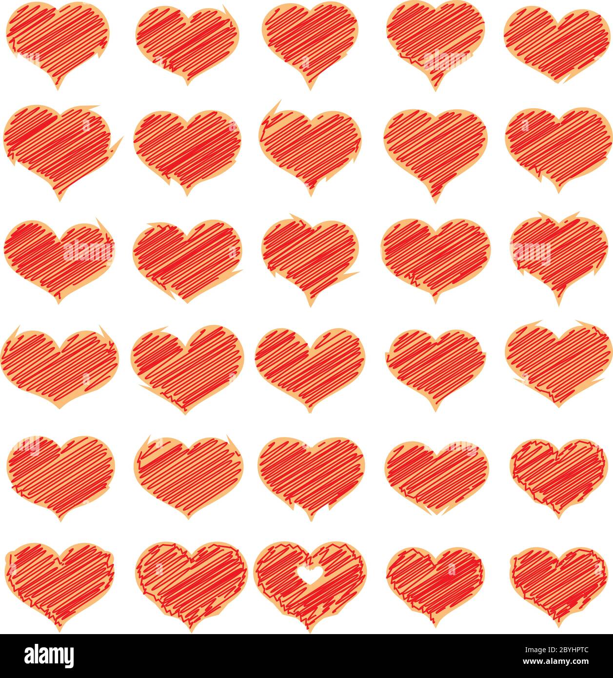 Hand heart cardio icon Cut Out Stock Images & Pictures - Alamy