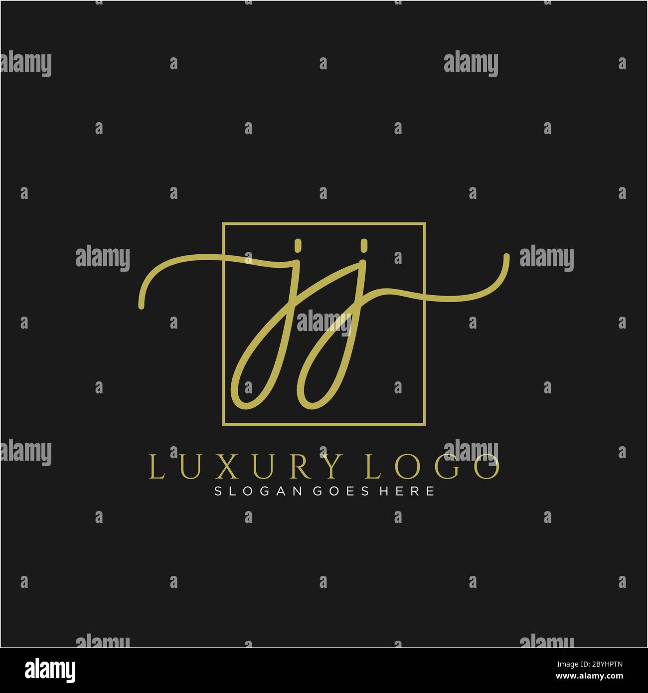 Jj initials logo Stock Vector Images - Alamy