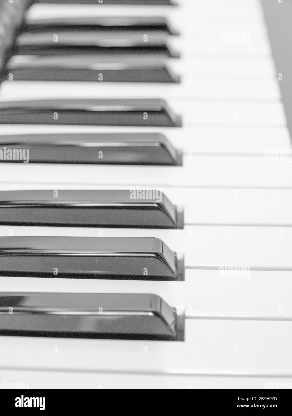 Music keyboard keys Stock Photo - Alamy