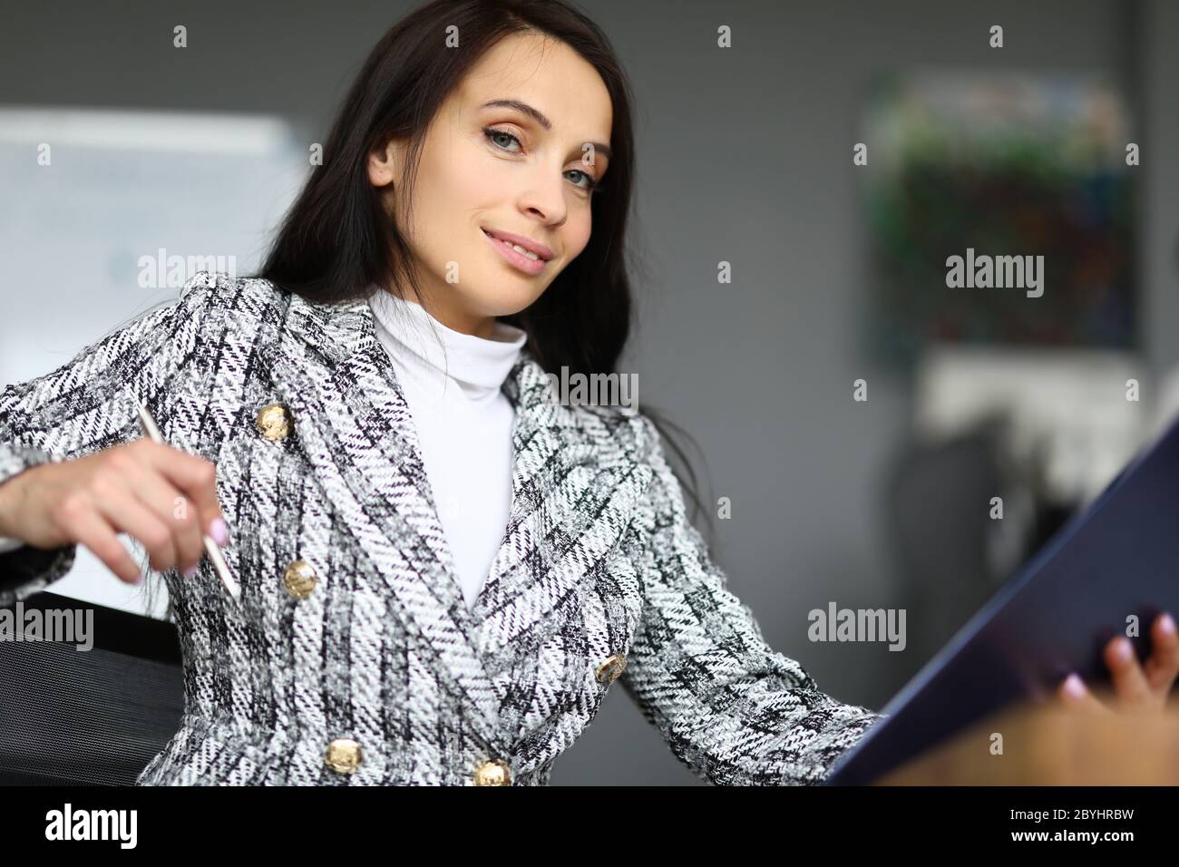 Charming beautiful young lady Stock Photo - Alamy