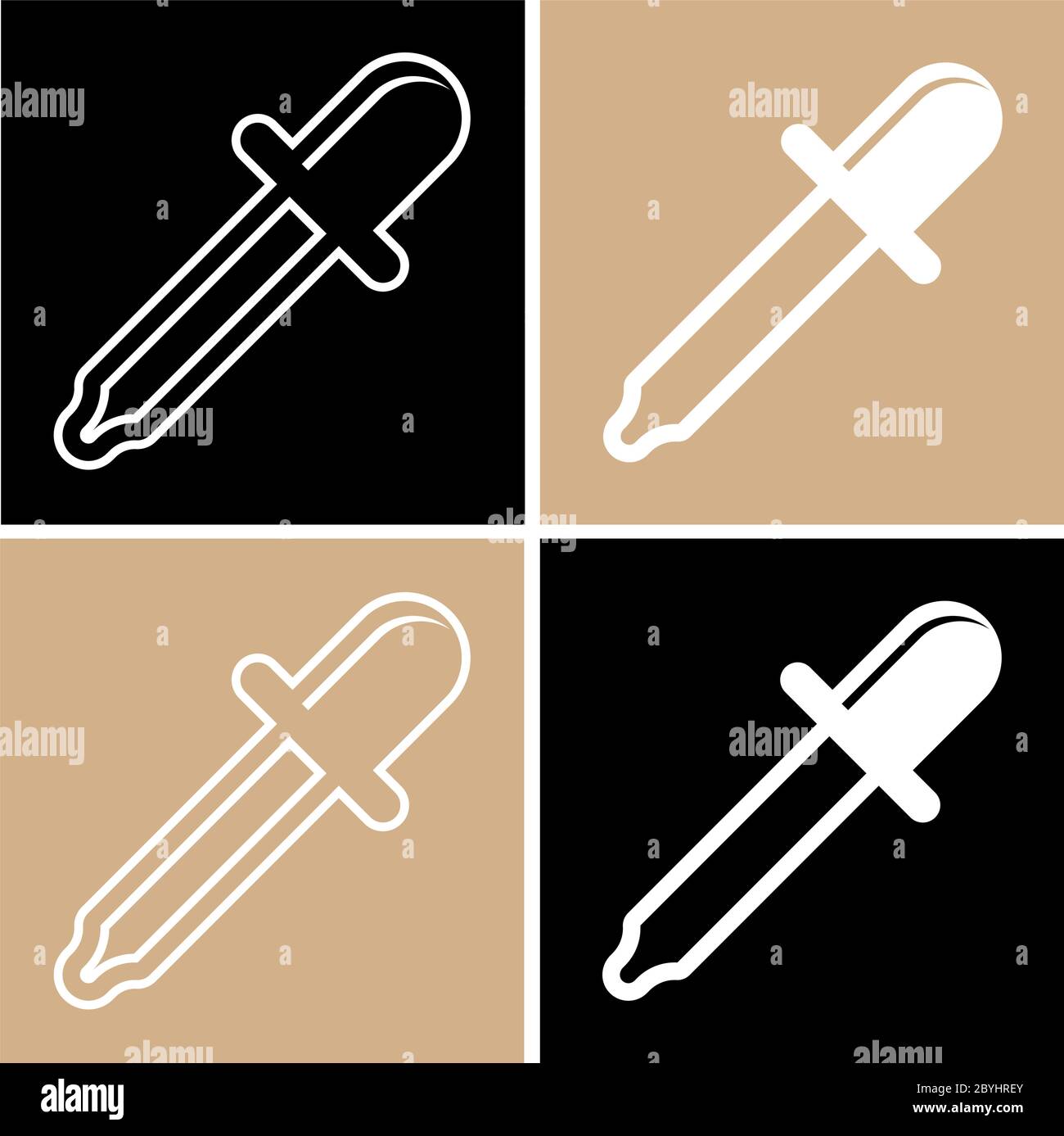 Eye Dropper Icon Vector Illustration Stock Vector Image & Art - Alamy